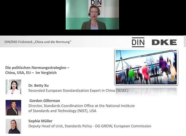 DIN/DKE-China-Frühstück: Die politischen Normungsstrategien im Vergleich